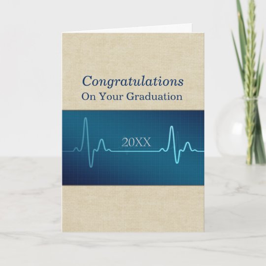 Nurse Medical or Doctor Graduate Congratulations Card | Zazzle.com
