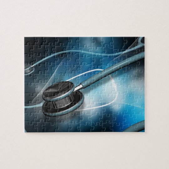 Nurse Medical Stethoscopes Jigsaw Puzzle | Zazzle.com