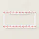 Nurse Paramedic EMT Doctor Heartbeat License Plate Frame | Zazzle