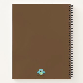 Nurse Pockets In Brown Scrubs Personalized Notebook | Zazzle