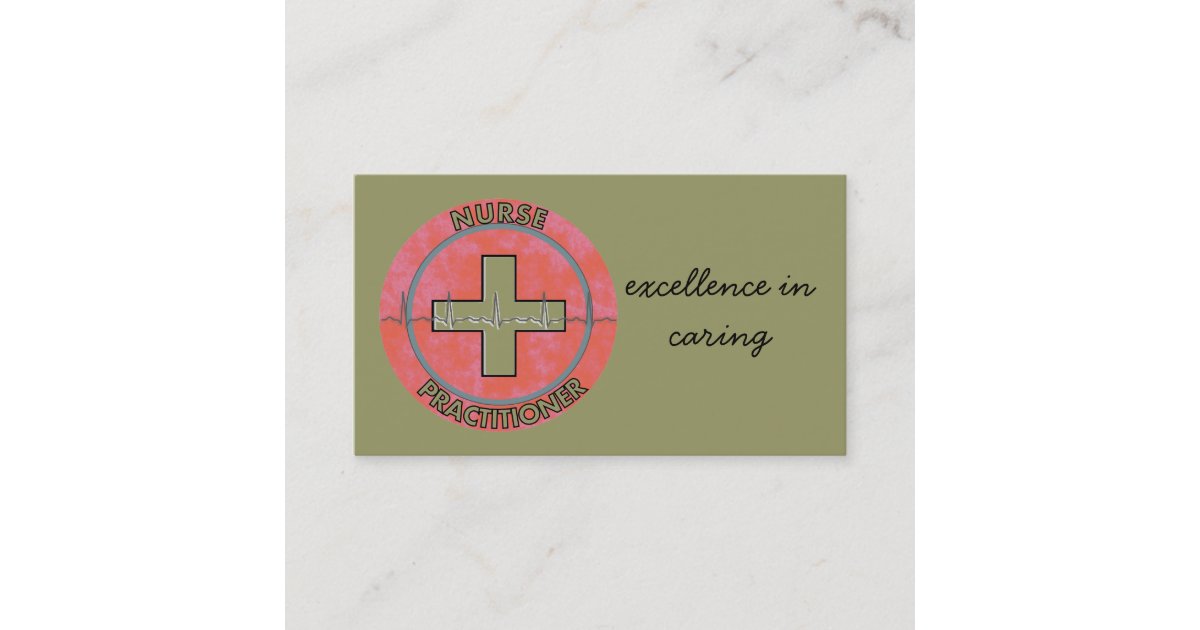 Nurse Practitioner Business Cards | Zazzle