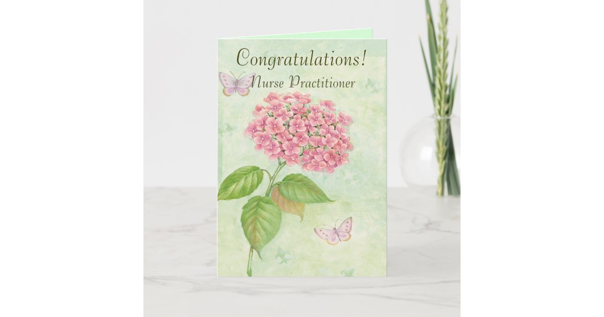 Nurse Practitioner "Congratulations" Card | Zazzle