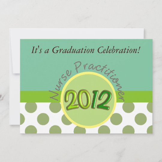 Nurse Practitioner Graduation Invitations | Zazzle.com