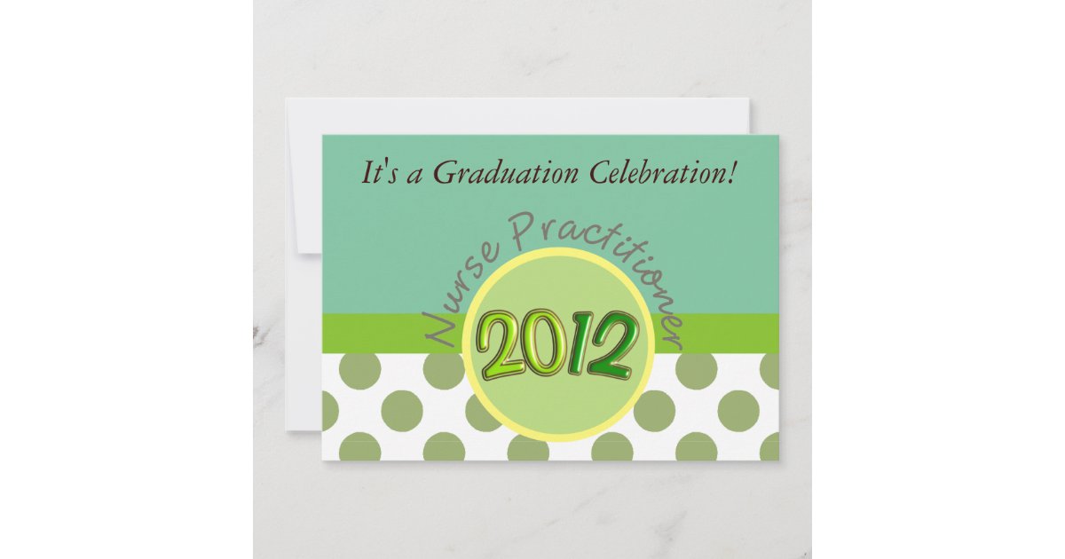 Nurse Practitioner Graduation Invitations | Zazzle
