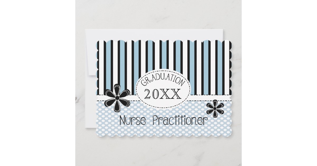 Nurse Practitioner Graduation Invitations #13 | Zazzle