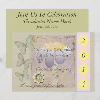 Nurse Practitioner Graduation Invitations 2014 | Zazzle