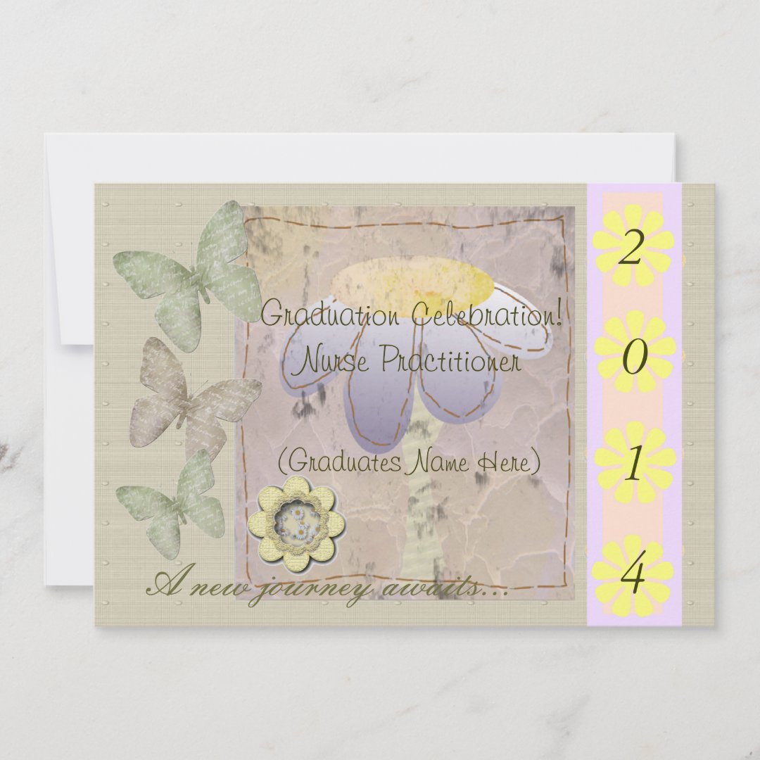 Nurse Practitioner Graduation Invitations 2014 | Zazzle