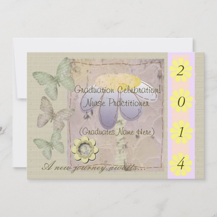 Nurse Practitioner Graduation Invitations 2014 | Zazzle