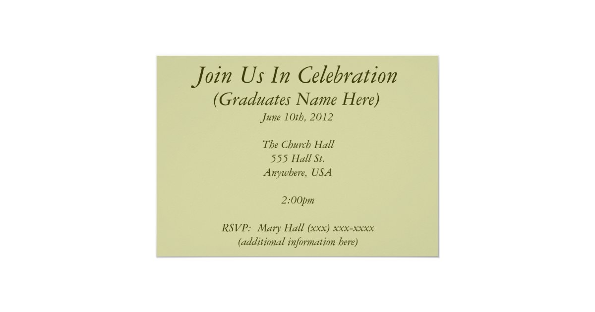 Nurse Practitioner Grad School Graduation Invitations
