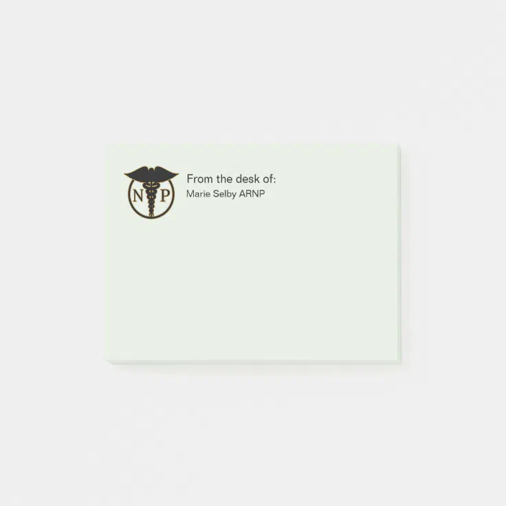Nurse Practitioner Medical Sticky Notes | Zazzle
