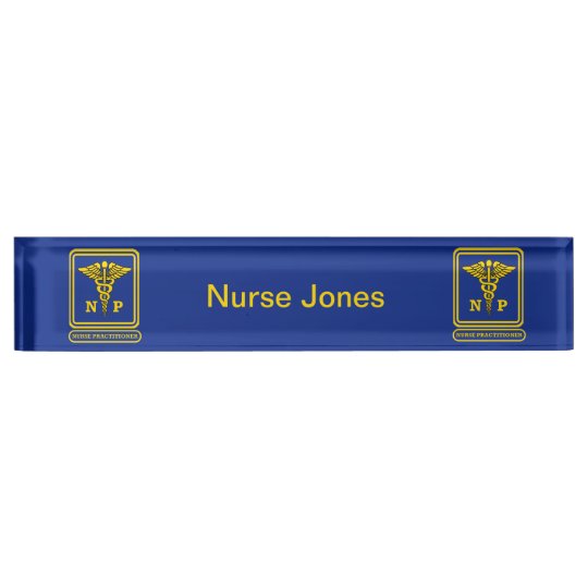 Nurse Practitioner Name Plate | Zazzle.com