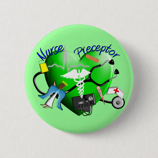 Nurse Preceptor Gifts Pinback Button | Zazzle