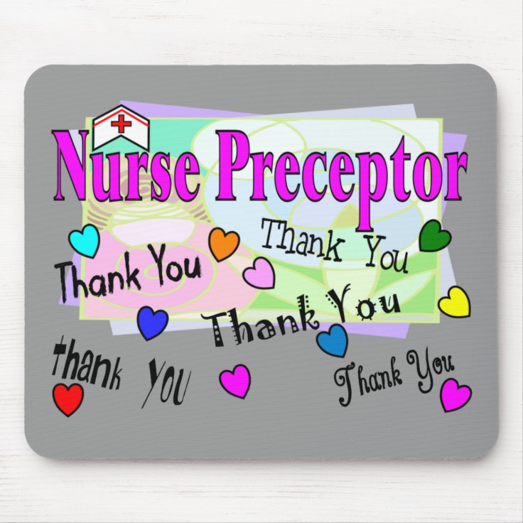 Nurse Preceptor THANK YOU Mouse Pad | Zazzle