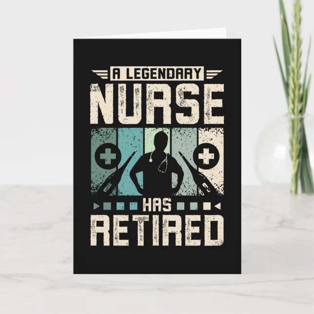 Nurse Retired Card | Zazzle