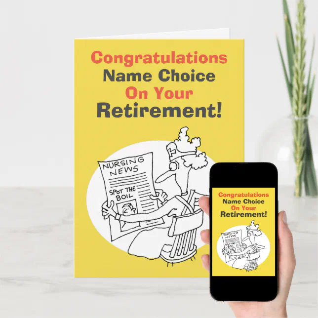 Nurse Retirement Card | Zazzle