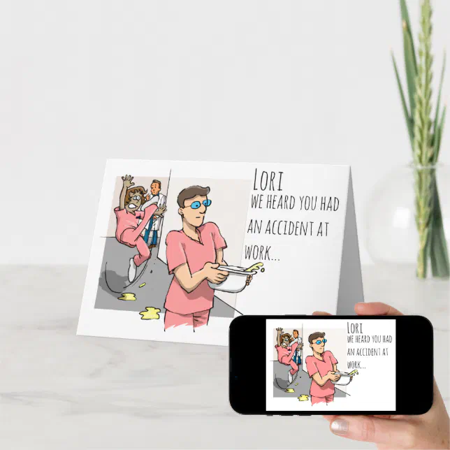 Nurse/RN/Medical Professional/Funny Get Well Card | Zazzle