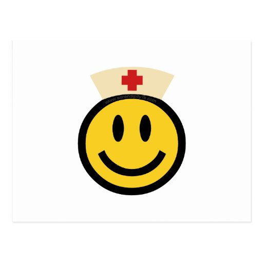 Nurse Smiley Postcard | Zazzle