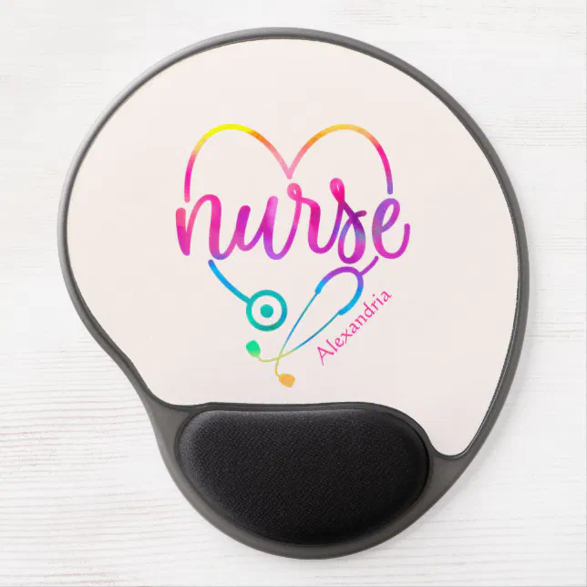 Nurse Stethoscope Gel Mouse Pad | Zazzle