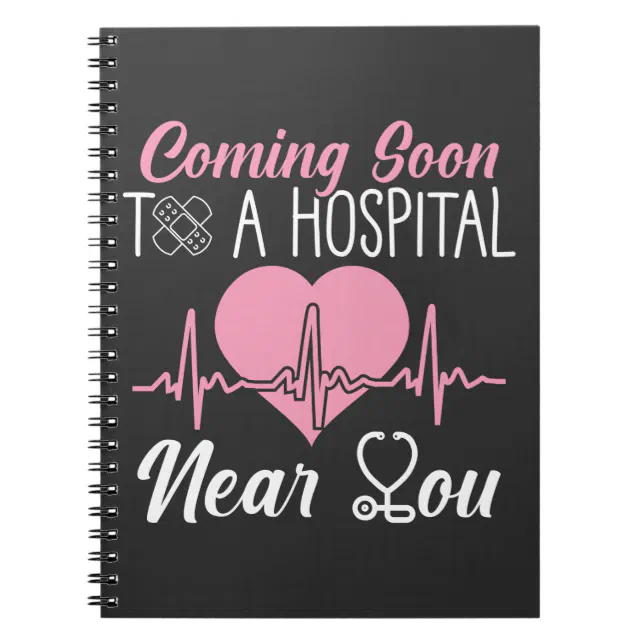 Nurse Students Graduation Hospital RN Nursing Notebook | Zazzle