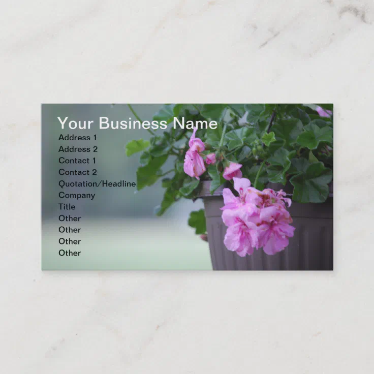 Nursery or Greenhouse Business Cards | Zazzle