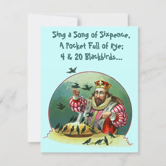 Nursery Rhyme Themed Party birthday INVITATIONS | Zazzle