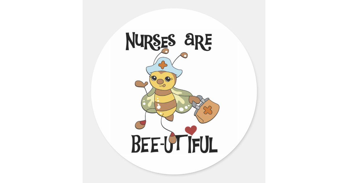 Nurses are Beautiful Stickers | Zazzle