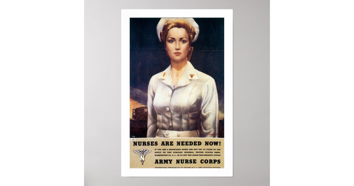 Nurses Are Needed Now! Poster | Zazzle