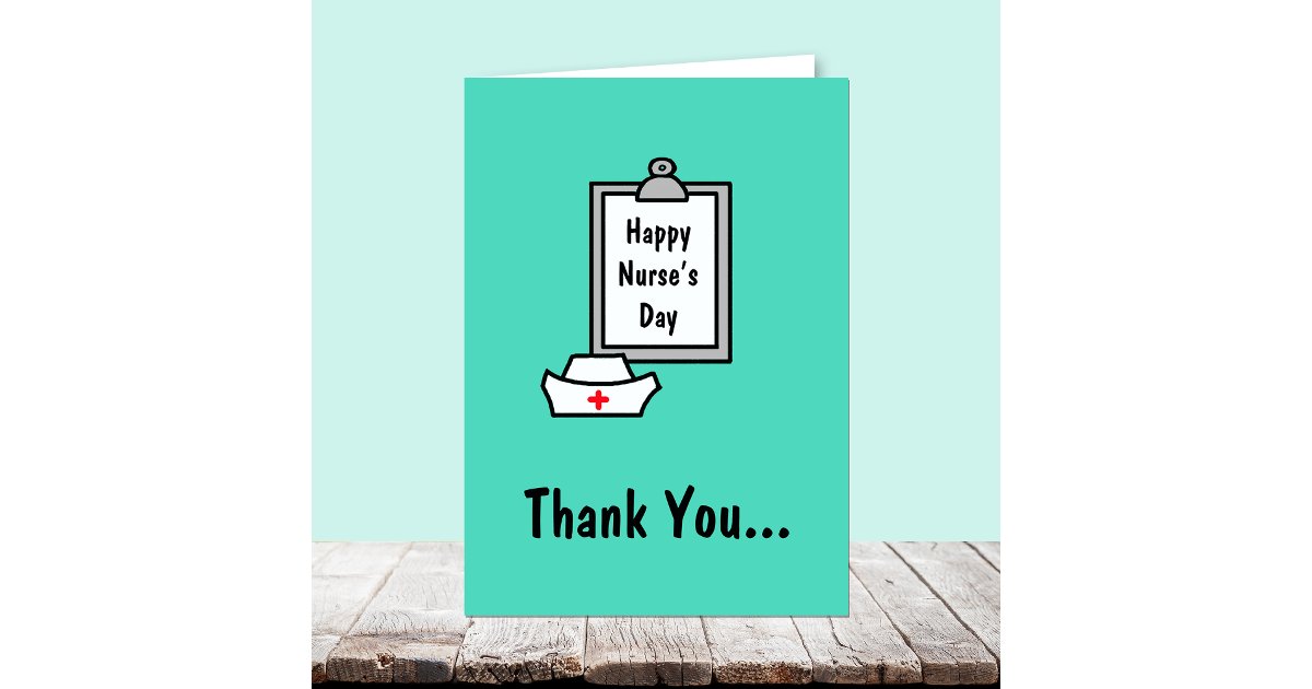 Nurses Day Card -- Thank You | Zazzle
