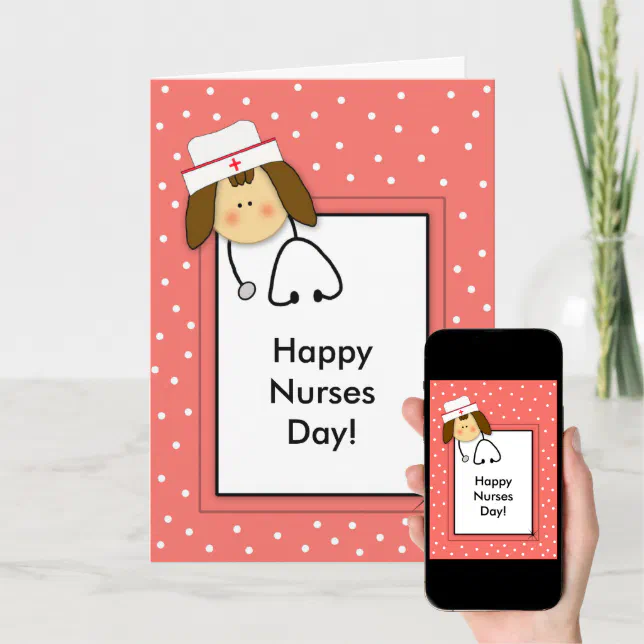 Nurses day Paper Greeting Card | Zazzle