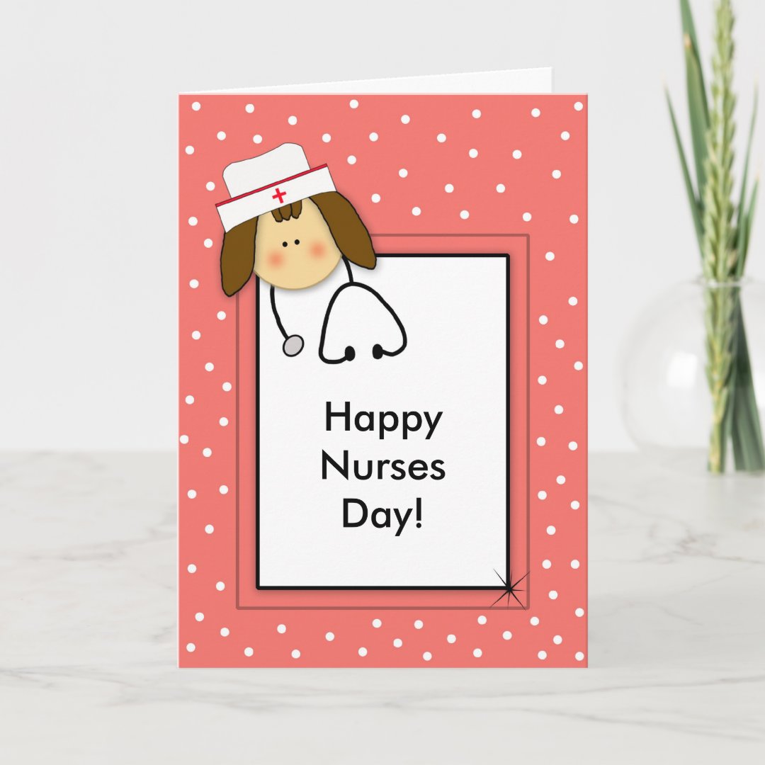 Nurses day Paper Greeting Card | Zazzle