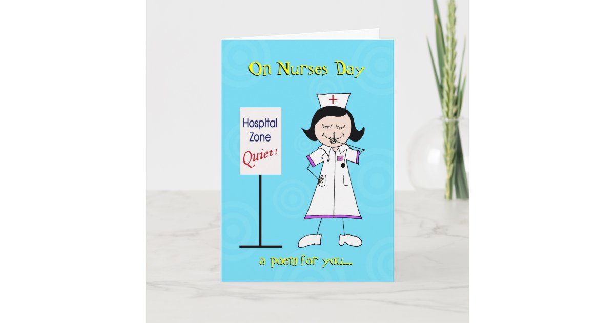 Nurses Day Poem Card | Zazzle