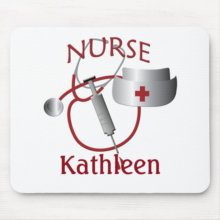 Nurses Name Nurse Custom Mousepad | Zazzle