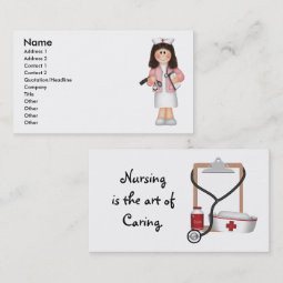 Nurse's Profile Card | Zazzle