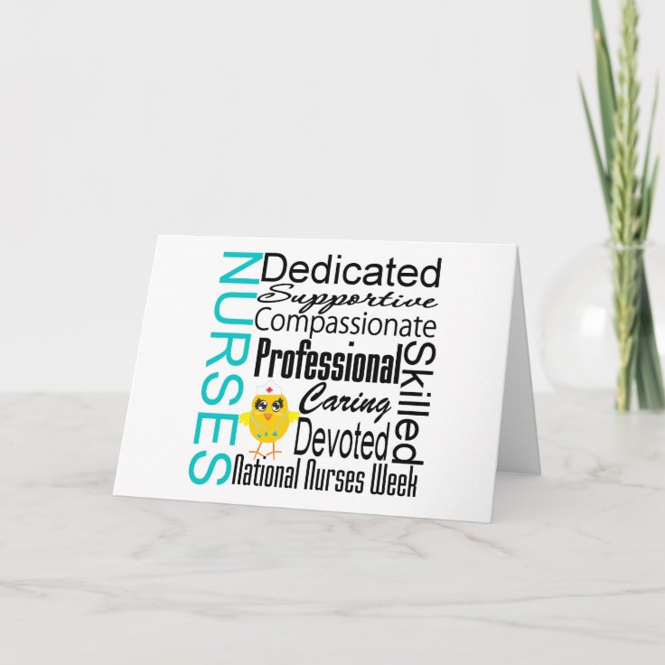 Nurses Recognition Collage - National Nurses Week Card | Zazzle