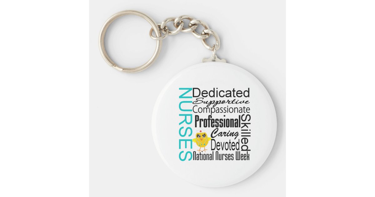 Nurses Recognition Collage - National Nurses Week Keychain | Zazzle.com