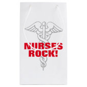 Nurses Rock gift bag for nursing week party favors | Zazzle