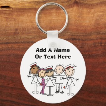 Nurses Week T-shirts and Gifts Keychain | Zazzle