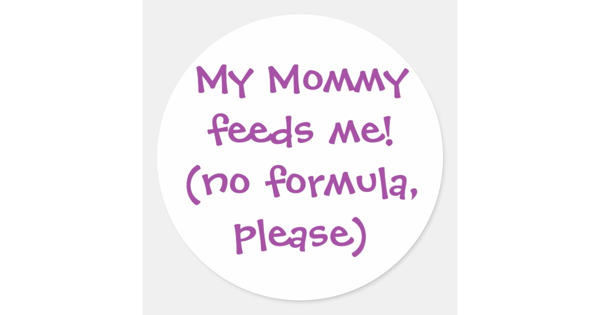 Nursing Awareness Infant Hospital Sticker | Zazzle