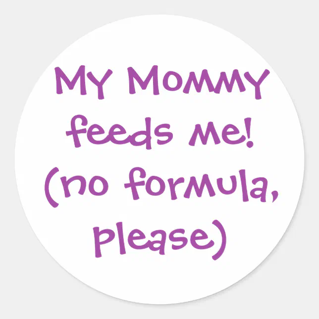 Nursing Awareness Infant Hospital Sticker | Zazzle