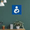 Nursing / Breastfeeding Symbol Poster | Zazzle