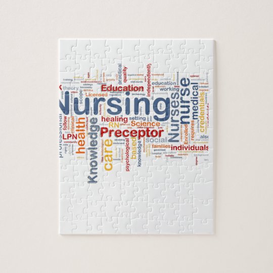 Nursing gift jigsaw puzzle | Zazzle.com