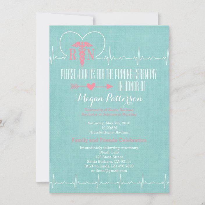 Nursing Graduation Announcement | Zazzle.com