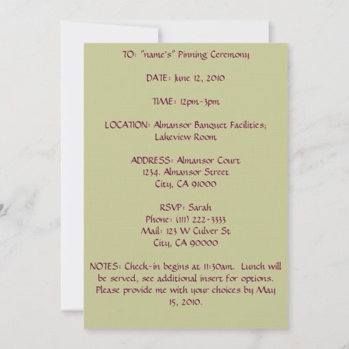 Nursing Invitation | Zazzle