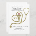 Nursing invite, nurse graduate, Graduation Invitation | Zazzle