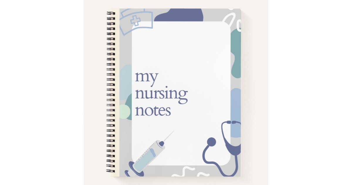 Nursing notebook | Zazzle