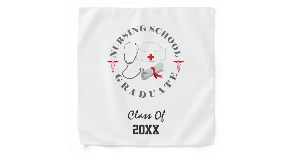 Nursing School Graduate Gear Bandana | Zazzle