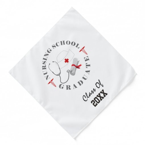 Nursing School Graduate Gear Bandana | Zazzle