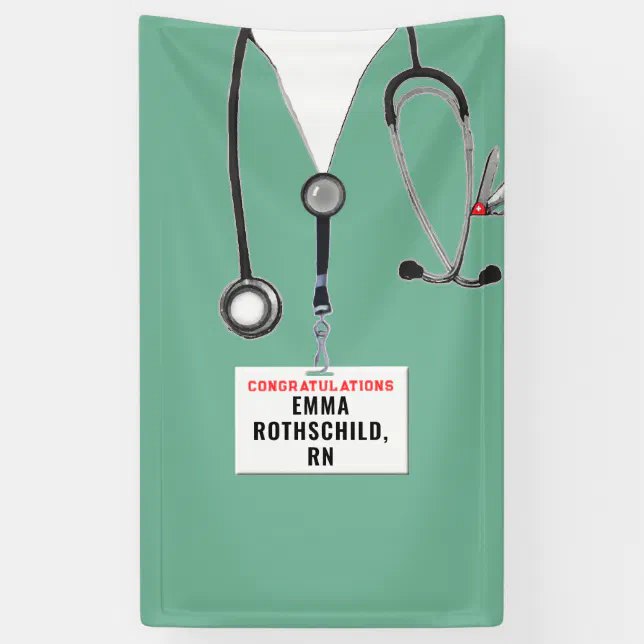 Nursing School Graduation Banner | Zazzle