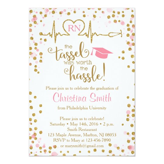 Nursing School Graduation Invitations | Zazzle.com