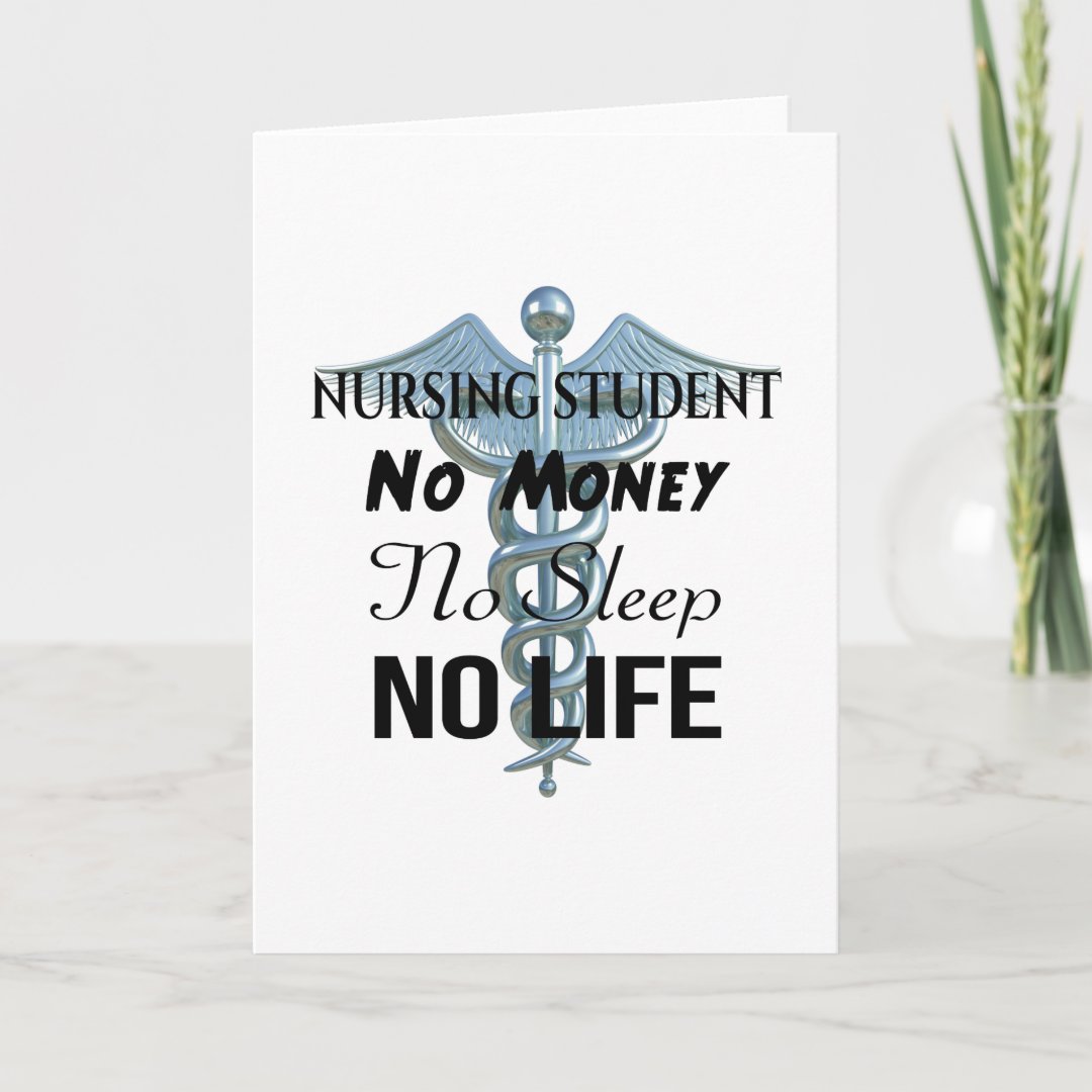 Nursing Student Funny Nurse Quote Card | Zazzle